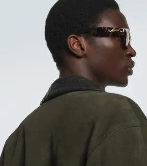 Bottega Veneta Classic Square Sunglasses - Brown