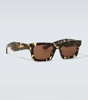 Bottega Veneta Classic Square Sunglasses - Brown