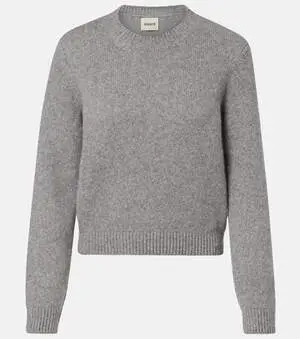 Khaite Leta Cashmere Sweater - Grey