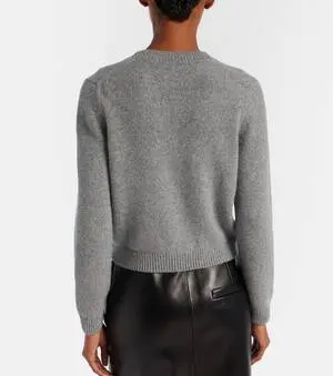 Khaite Leta Cashmere Sweater - Grey