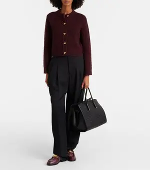 Bottega Veneta Barbara Medium Leather Tote Bag - Black