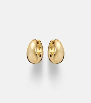JENNIFER FISHER Dylan -plated Huggie Earrings - Gold