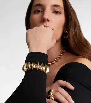 JENNIFER FISHER Murphy -plated Cuff Bracelet - Gold