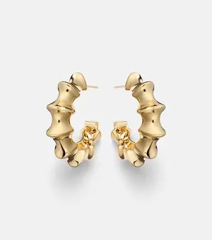 JENNIFER FISHER Murphy Mini Plated Hoop Earrings - Gold