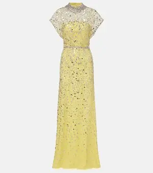 Crystal Embellished Evening Gowns