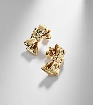 JENNIFER FISHER Bow Small Plated Earrings - Gold