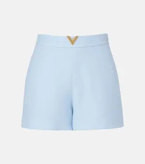 Valentino Garavani Crepe Couture Vgold Shorts