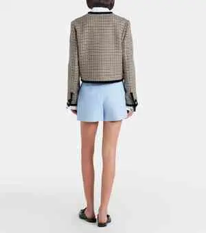 Valentino Garavani Crepe Couture Vgold Shorts
