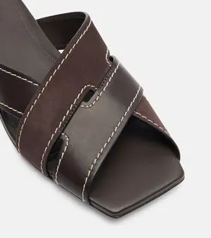TOD'S Leather Slides