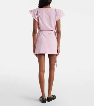 Isabel Marant Étoile Berenice Draped Wrap Skirt - Pink