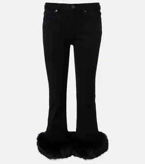Balenciaga Low Rise Jeans For Women