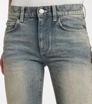 Balenciaga Low-rise Capri Jeans - Blue