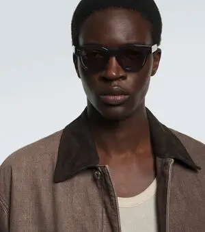 Bottega Veneta Square Frame Sunglasses - Grey