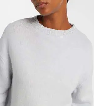 Khaite Sabina Cropped Cashmere Sweater