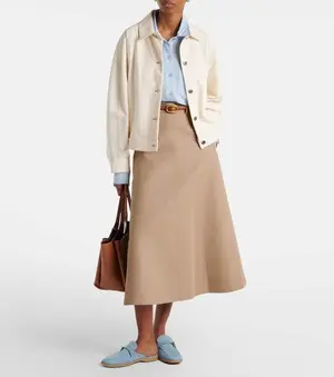 TOD'S Gommino Leather Mules - Blue