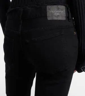 Balenciaga Low-rise Capri Jeans