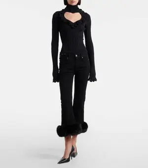 Balenciaga Low-rise Capri Jeans