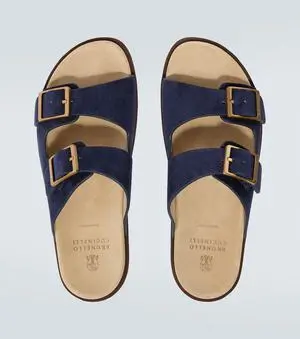 Brunello Cucinelli Suede Sandals