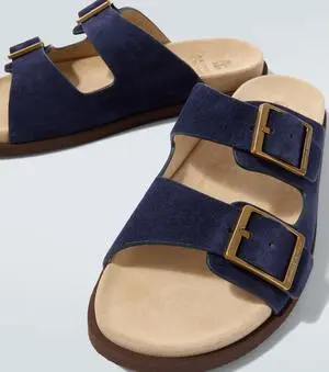 Brunello Cucinelli Suede Sandals
