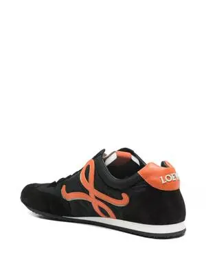 Loewe Logo-appliqué Sneakers - Black