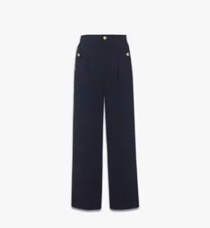 Mcm Bouclé Wide Leg Pants