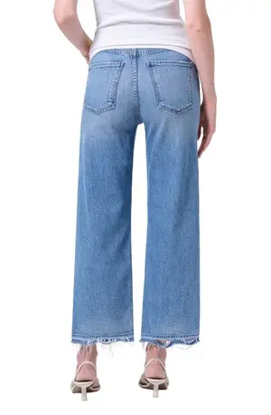 AGOLDE Ren High-waist Wide-leg Jeans - Measure