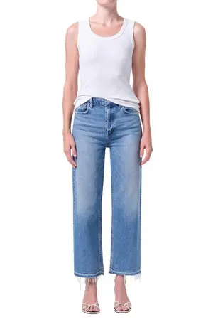 AGOLDE Ren High-waist Wide-leg Jeans - Measure