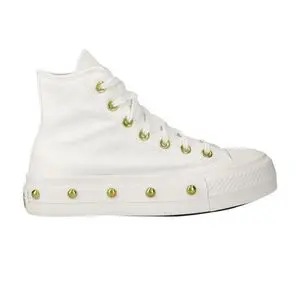 CONVERSE Chuck Taylor All Star Studded Lift Platform - White