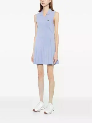 Lacoste Logo-embroidered Mini Dress