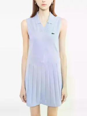Lacoste Logo-embroidered Mini Dress