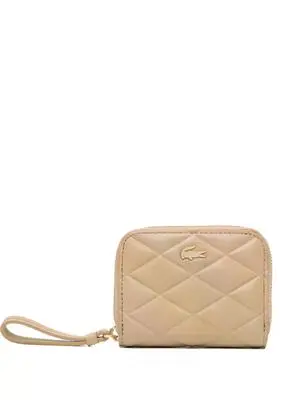 Lacoste Small Crocodelle Purse - Neutrals