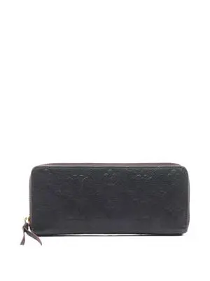 LOUIS VUITTON 2021 Debossed-monogram Leather Wallet - Blue