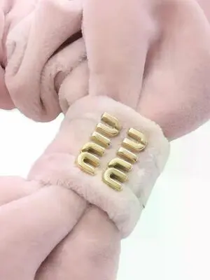 Miu Miu Logo-detail Hair Scrunchie