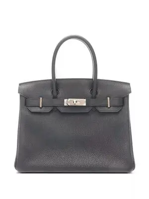 Hermès 2016 Birkin 30 Top Handle Tote Bag - Black