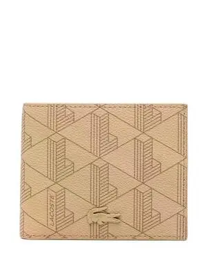 Lacoste Small Logo-patched Monogram Billfold