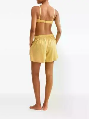 ERES Tiare Shorts With All-over Pattern - Yellow
