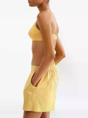 ERES Tiare Shorts With All-over Pattern - Yellow