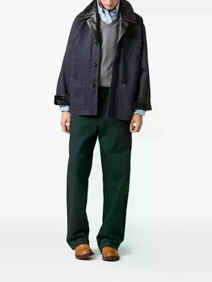 Miu Miu Embroidered Poplin Shirt