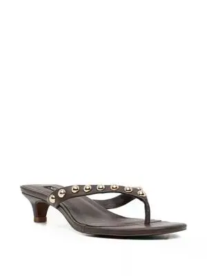 Senso Georgina Ii Studded Thong Sandals - Brown