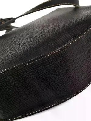 Loewe 1990-2000s Topstitch Shoulder Bag