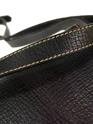 Loewe 1990-2000s Topstitch Shoulder Bag