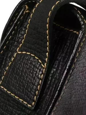 Loewe 1990-2000s Topstitch Shoulder Bag