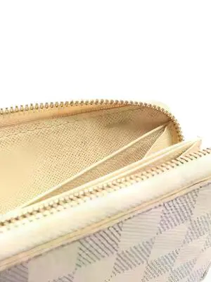 LOUIS VUITTON 2009 Damier Round Zip Wallet