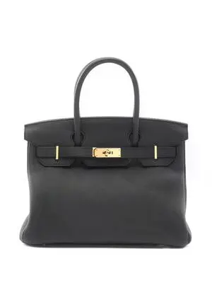 Hermès Top Handle Birkin Handbag - Black