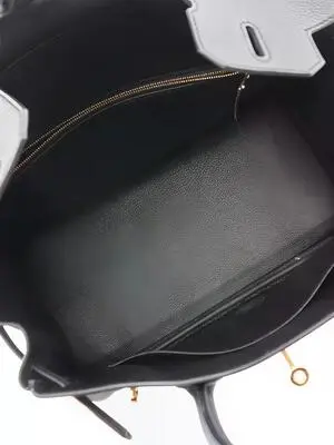 Hermès Top Handle Birkin Handbag - Black
