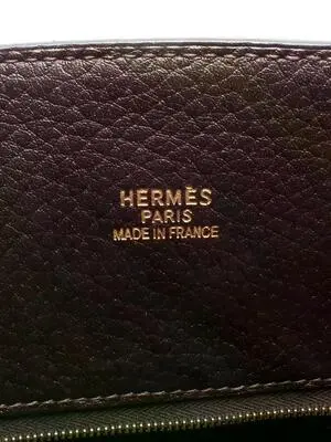 Hermès 2002 Fjord Leather Tote Bag