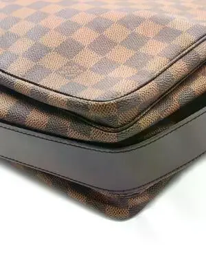 LOUIS VUITTON 1999 Naviglio Damier Messenger Bag - Brown