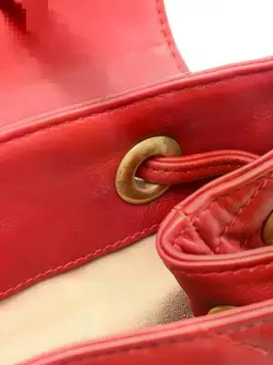 Gucci 2000s Chevron Leather Backpack