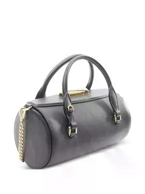 Prada 1910s Saffiano Leather Handbag - Black