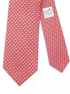 Hermès 2020 Silk Patterned Tie